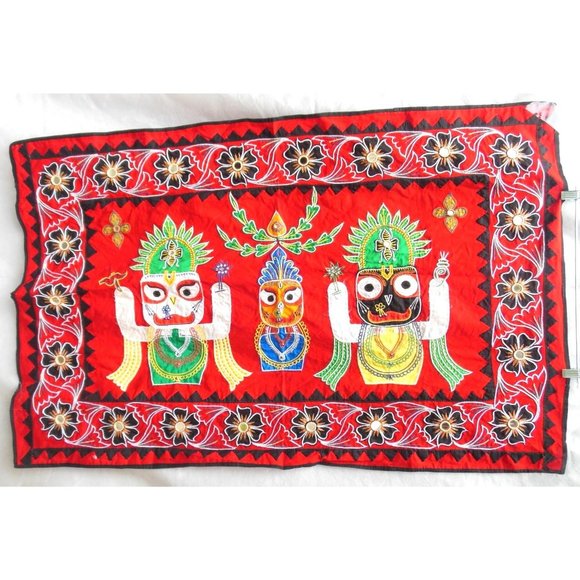 Unbranded | Art | Hand Sewn Pipili Chandua Applique Wall Hanging ...